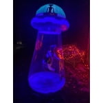 Joyfy 4 FT Halloween Inflatable UFO Alien Decoration with Built-in LEDs ...