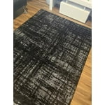 Mainstays 60"x79" Black and Gray Abstract Indoor Area Rug - Walmart.com