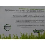 Viagrow Seedling Station Deluxe Kit with LED Grow Light, Propagation ...