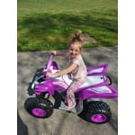 12 Volt Yamaha Raptor ATV Battery Powered Ride-on - Blue and White ...