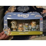 Bluey Wedding Time Toys: 4-Pk Figures- Uncle Rad, Frisky, Bluey & Bingo ...