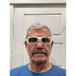 Python Full Framed (Clear Lense/Black Frame) Racquetball/Squash ...