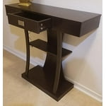 Newport Harri Console Table, Multiple Finishes, Black - Walmart.com
