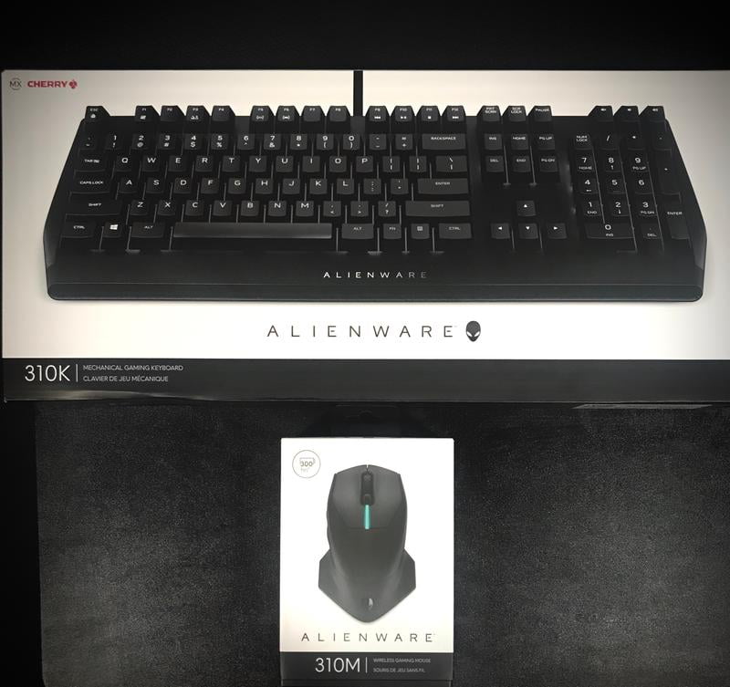 Alienware - AW310K Mechanical Gaming Keyboard AW310K: Cherry MX Red ...