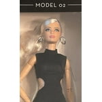 Barbie Collectible Doll Model 02 with Blonde Hair in Black Dress and ...