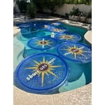 Solar Sun Rings UV Resistant Pool Spa Heater, Blue - Water Heating Warm ...