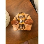 Bee - Handcrafted Wooden Puzzle Box with Hidden Compartment, 4 Pieces ...
