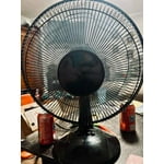 Mainstays 12" 3-Speed Oscillating Table Fan, FT30-8MBB, New, Black ...