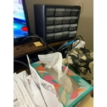 Akro-Mils 26 Drawer Plastic Cabinet Storage Organizer, Red, for ...