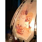 ORE International 23.5" Cats Touch Lamp with 3-Way Control and Brushed ...