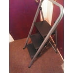 ZENY Heavy Duty 3 Step Folding Utility Ladder with Wide Anti-Slip ...