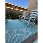 5x8 Water Resistant, Indoor Outdoor Rugs for Patios, Front Door Entry ...