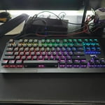 onn. RGB Mechanical Gaming Keyboard with Compact Tenkeyless Design ...