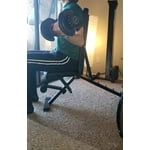 Gym Weight Bench, Adjustable Weight Bench with 7 Back Positions and 4 ...