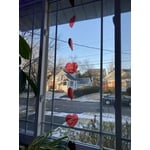 6 x 7ft Red Heart String Valentines Day Decorations Engagement Wedding ...