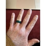 Mokani Silicone Wedding Ring for Men, Breathable Airflow Inner Curve ...