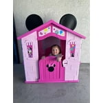 Disney Minnie Mouse Plastic Indoor,Outdoor Playhouse with Easy Assembly ...