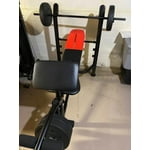 Weider Pro 265 Standard Weight Bench with 80 lb. Vinyl Weight Set ...