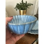 Sango Frill Reactive Stoneware Dinnerware Set, 12-Piece, Blue - Walmart.com