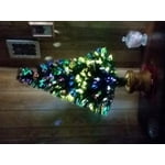 National Tree Company 4 ft. Fiber Optic Fireworks Evergreen Tree ...