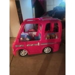 Barbie Dream Camper, 12V Power Wheel Ride-On, Battery-Powered with ...