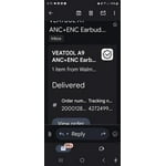 VEAT00L A9 ANC+ENC Earbuds with Smart Touch Screen,Bluetooth 5.4, HiFi ...