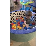 Battat Hop in Foam Ball Pit with 65+ Balls and Washable Cover, Toddler ...