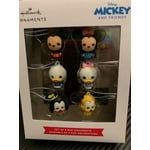Hallmark Ornaments (Disney Mickey Mouse and Friends Miniature, Set of 6 ...