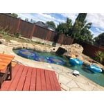 Solar Sun Rings - 6-Pack Swimming Pool Heater with Water Anchors ...