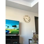 Aspire Home Accents Estelle 23" Diameter Wood Wall Clock, Large ...