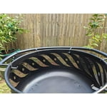 Landmann Patio Lights Fire Wave Pattern Outdoor Patio Fire Pit w ...