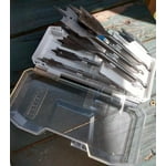 HART 6-Piece Assorted Hex Shank Spade Bit Set with Storage Case ...