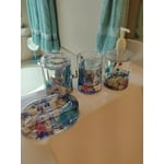 Locco Decor 5 Piece Acrylic Liquid 3D Floating Motion Bathroom Vanity ...