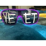 E.W.S. White Yeet Sunglasses, Handmade Acrylic Design, Jey Uso Costume ...