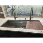 "Ruvati 57"" Undermount Single Basin Stainless Steel Kitchen Sink ...