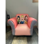 Disney Princess Upholstered Chair with Sculpted Plastic Frame by Delta ...