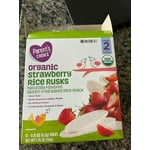Parent's Choice Strawberry Rice Rusks Baby Snacks, 6+ Months, 12 Pack ...