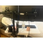 onn 13" - 32" Full Motion Dual Monitor Desk Mount - Walmart.com
