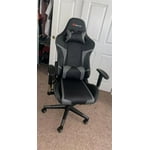 Goplus Wide Ergonomic Reclining Gaming Chair with Rolling Lumbar ...