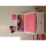 Step2 Lift & Hide 38"H Kids Plastic Storage Bin and Toy Organizer, Pink ...