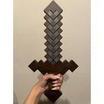 Minecraft Netherite Sword, Role-Play Toy & Costume Accessory Inspired ...