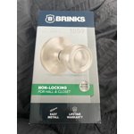 Brinks Interior Locking Privacy Tulip Style Doorknob, Matte Black ...