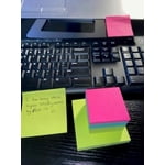 Post-it Sticky Notes Cube, Small Stick Pack, Bright Colors, 1 7/8 in x ...