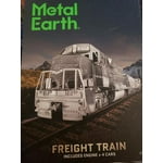 Metal Earth 3D Metal Model Kit Freight Train Box Set - Walmart.com