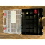 Hyper Tough 2-Pack Organizer, Stackable Plastic with 8 Movable Dividers ...