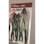 HyperTough 3 Piece Locking Plier Set with Quick Release Latch UW70031J - Walmart.com