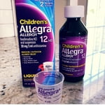 Allegra Children's Non-Drowsy Allergy Relief, Grape & Berry Flavoured ...