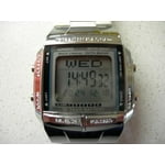 Casio Men's Illuminator Digital Databank Stainless Steel Watch, Silver ...