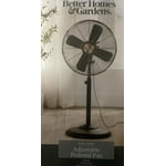 Better Homes & Gardens New 3 Speed 16 inch Vintage Metal Stand Fan in ...