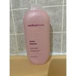 Method Body Wash Pure Peace 18oz with Peony, Rose Water, Pink Sea Salt ...